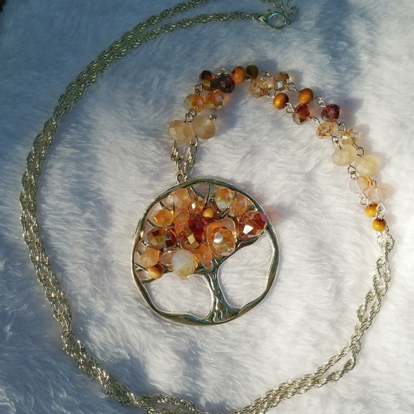 Jewelry | Tree Of Life Rope Chain Statement Necklace | Poshmark